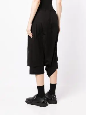 Y’s Asymmetric Cropped Trousers