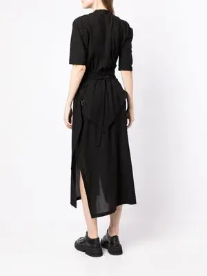 Yohji Yamamoto Belted Wraparound Coat