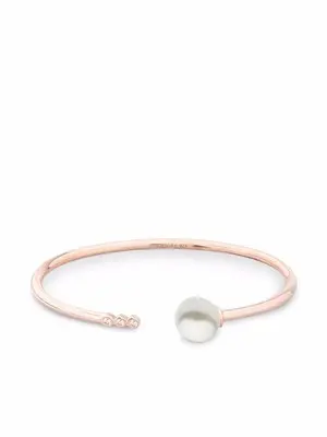AUTORE MODA Pearl And Diamond Bangle