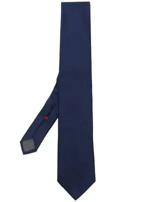 Brunello Cucinelli Satin-finish Neck Tie - Blue