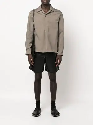Nanushka Doxxi Vegan Leather Bermuda Shorts