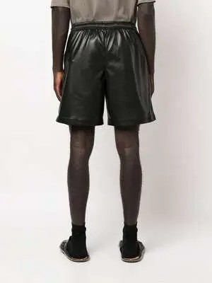 Nanushka Doxxi Vegan Leather Bermuda Shorts