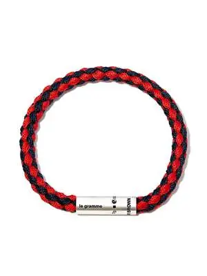 Le Gramme X Orlebar Brown Braided Bracelet - Silver