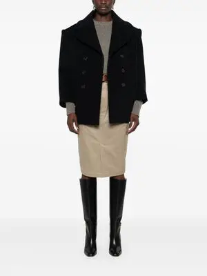 Saint Laurent Double-breasted Wool Coat