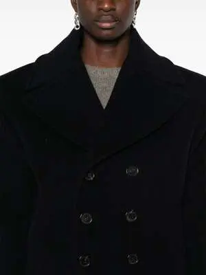 Saint Laurent Double-breasted Wool Coat