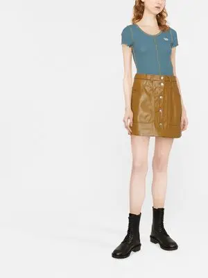 DIESEL® Exposed-seam Cropped T-shirt
