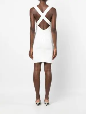 Herve Leger Icon Strappy Mini Dress