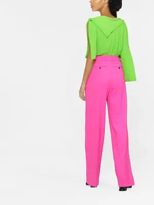 MSGM Straight-leg Wool Trousers