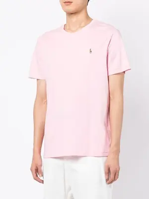 Polo Ralph Lauren Logo-print Short-sleeved T-shirt - Pink