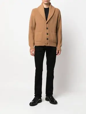 DRUMOHR Steve Mcqueen Merino Cardigan - Brown