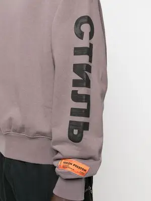 Heron Preston Flaming Skull Sweatshirt