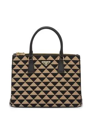 Prada Symbol Embroidered Tote