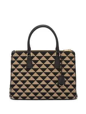 Prada Symbol Embroidered Tote