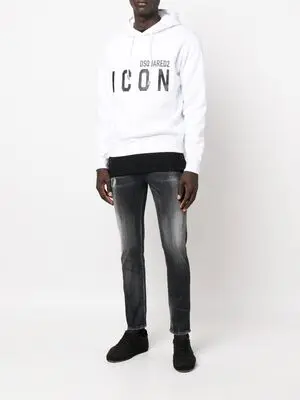 Dsquared2 Faded Skinny-fit Jeans - Black