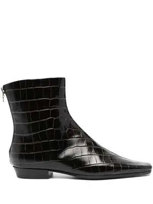 TOTEME The Western Crocodile-effect Boots