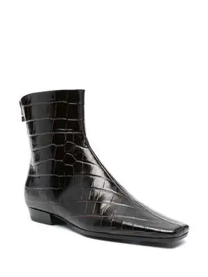 TOTEME The Western Crocodile-effect Boots