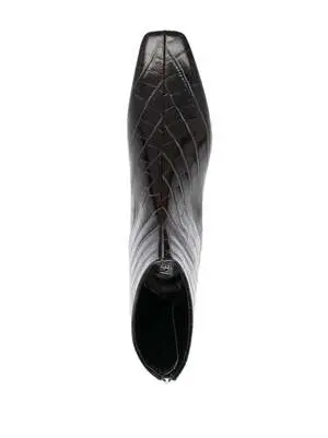 TOTEME The Western Crocodile-effect Boots
