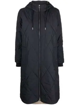 Tommy Hilfiger Diamond-quilted Hooded Coat