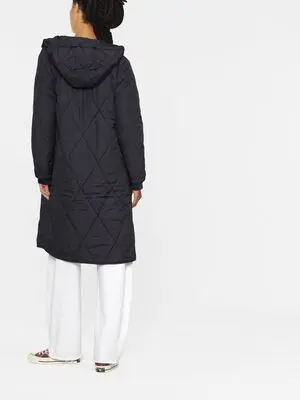 Tommy Hilfiger Diamond-quilted Hooded Coat