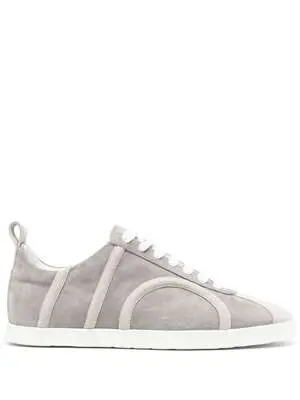 TOTEME Raised-monogram Leather Sneakers