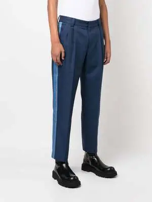 Viktor & Rolf Cropped Trousers With Embroidered Logo