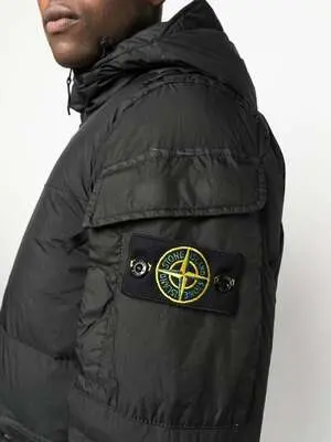 Stone Island Compass-patch Puffer Jacket