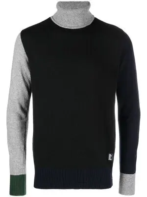 THE POWER FOR THE PEOPLE High-neck Wool Jumper