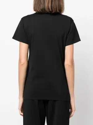 MAISON MARGIELA Numbers-motif Cotton T-shirt - Black