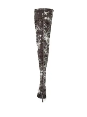 Saint Laurent Ella 110mm Thigh-high Boots