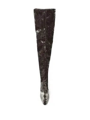 Saint Laurent Ella 110mm Thigh-high Boots