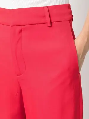 Co Straight-leg Trousers - Red