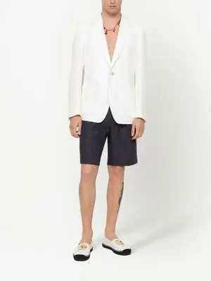 Dolce & Gabbana Single-breasted Linen Blazer