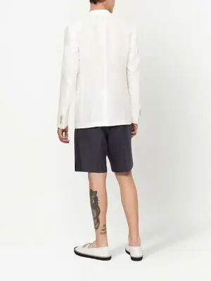 Dolce & Gabbana Single-breasted Linen Blazer