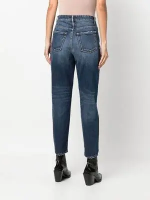IRO PARIS Light-wash Fitted Jeans