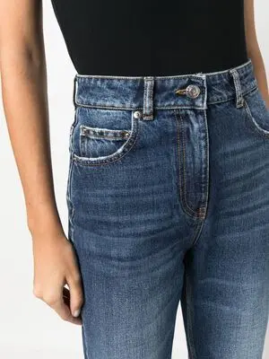 IRO PARIS Light-wash Fitted Jeans
