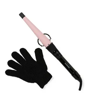 PLUGGED IN 1" Tourmaline Cone Curling Wand - One-color