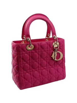 Dior Pink Lady Dior Leather Handbag - One-color