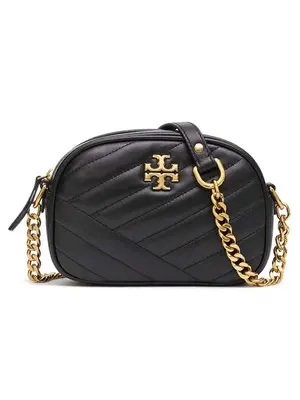 Tory Burch Black Kira Chevron Camera Bag