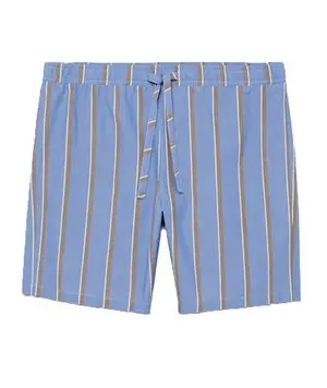 Mango Striped Cotton Pajama Pants