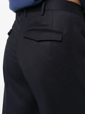 PT TORINO Low-rise Tapered Trousers - Blue