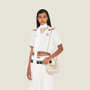 Miu Miu Miu Wander Matelassé Nappa Leather Mini Hobo Bag