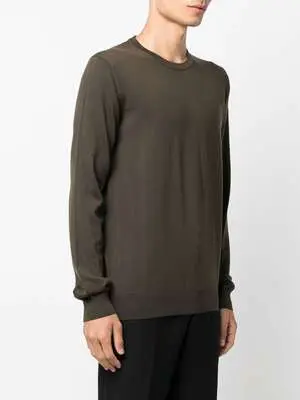 BOSS Crew-neck Jumper - Brown