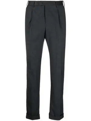 PT TORINO Tapered Slim-fit Trousers - Grey
