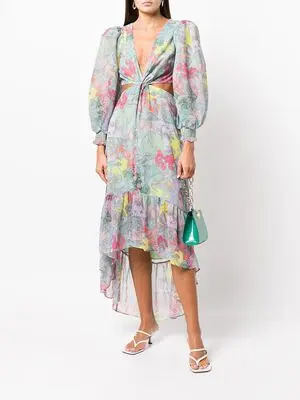 Alice + Olivia X Lola Schnabel Katia Maxi Dress