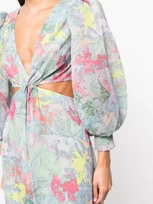 Alice + Olivia X Lola Schnabel Katia Maxi Dress