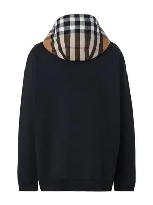 Burberry Check-pattern Zip-up Hoodie