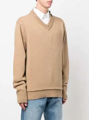 MAISON MARGIELA V-neck Jumper