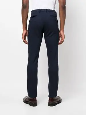 Incotex Check-pattern Straight-leg Trousers