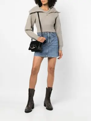 Chloé Kattie Leather Cross Body Bag - Black