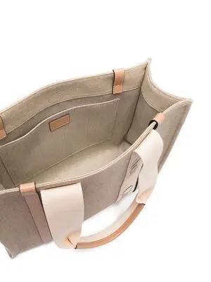 Chloé Woody Tote Bag - Neutrals